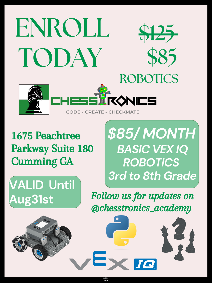 VEX IQ Basic Robot Building Learning – Chesstronics